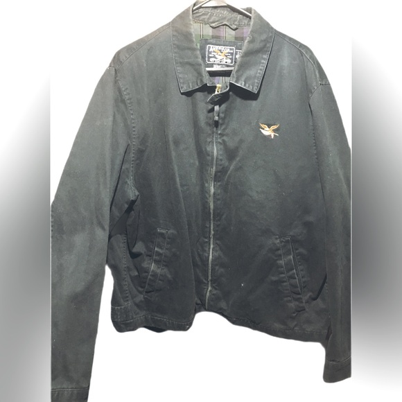 LG | Jackets & Coats | Mens Dark Blue Jacket With Embroidered Logo ...